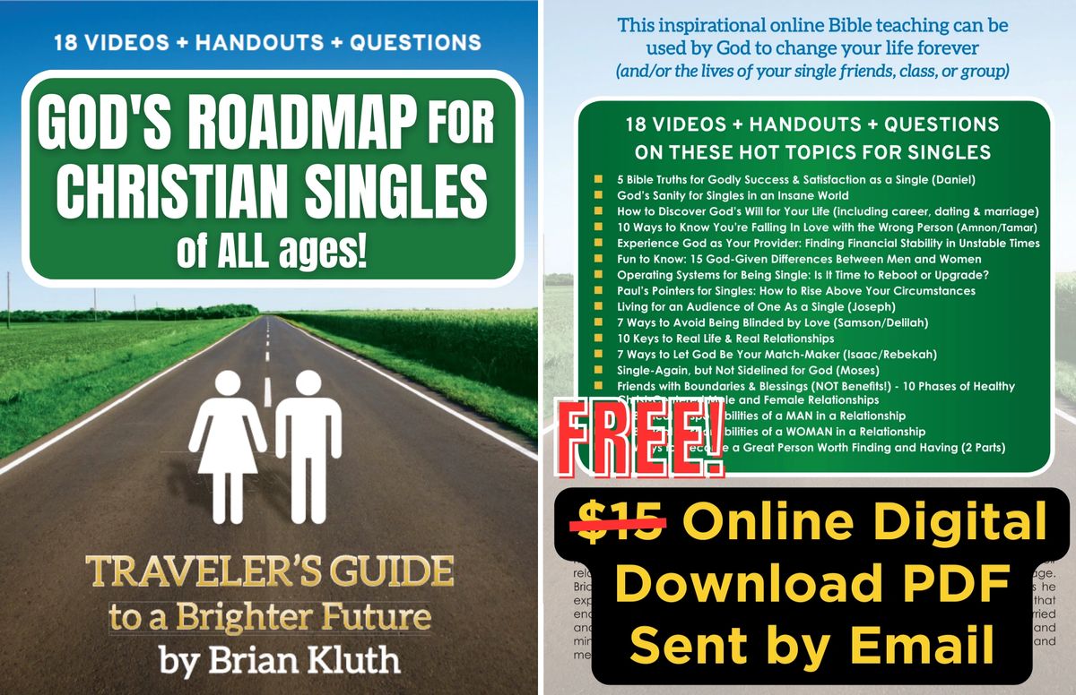 God's ROADMAP for Christian Singles (ALL AGES) - Videos and Handouts ...