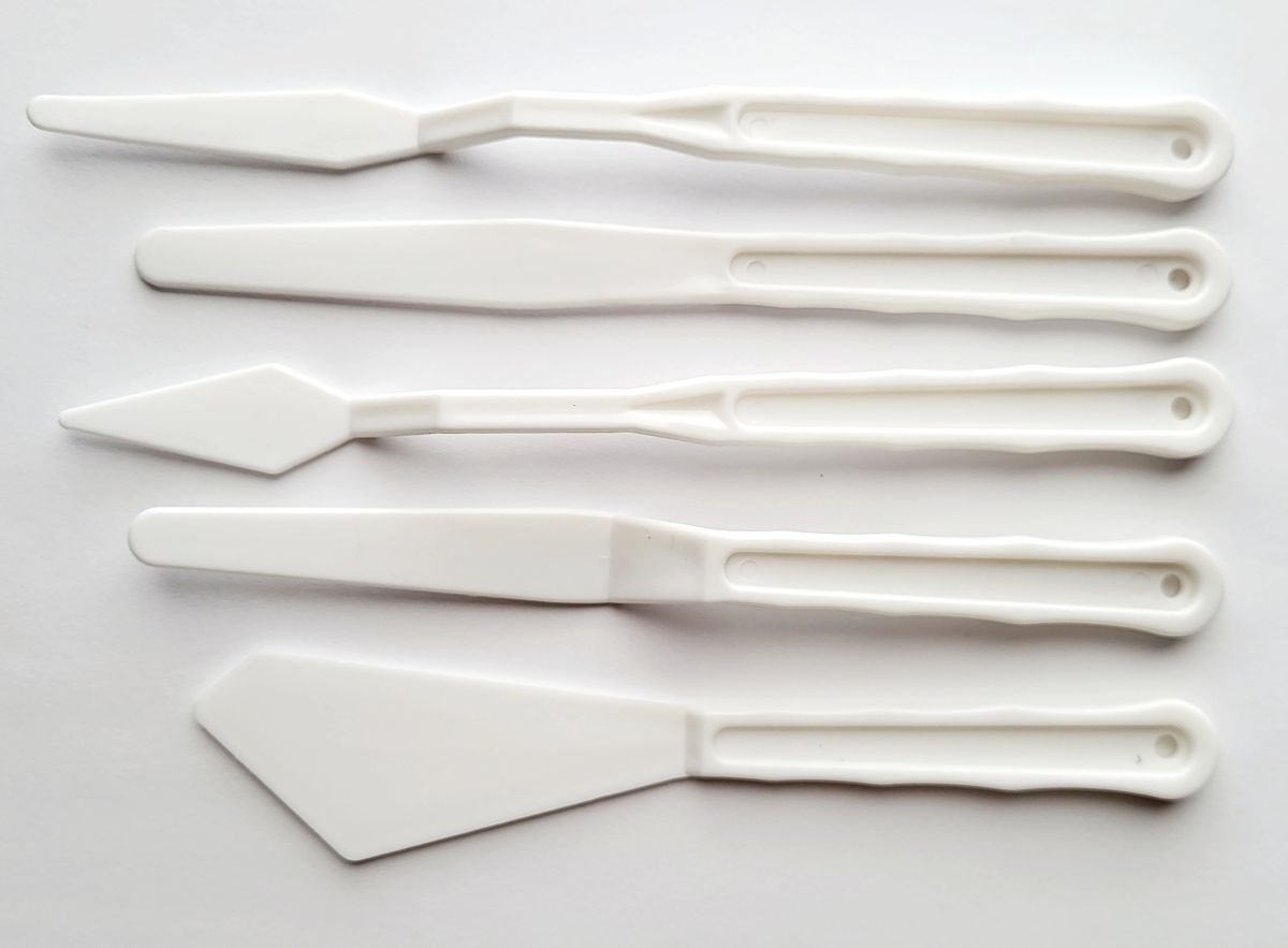 Plastic Palette Knife Set of 5