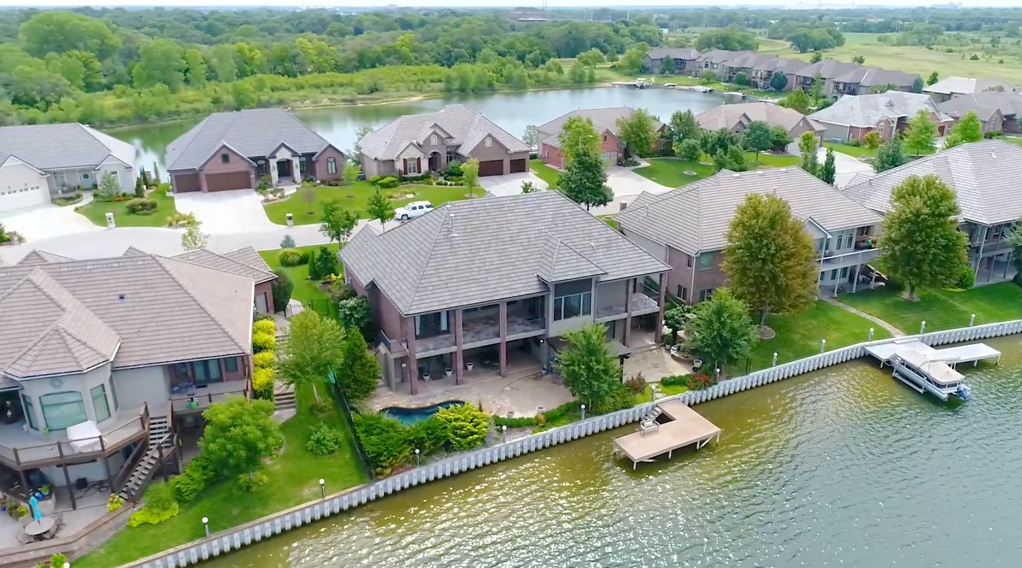 Subdivision With Lake