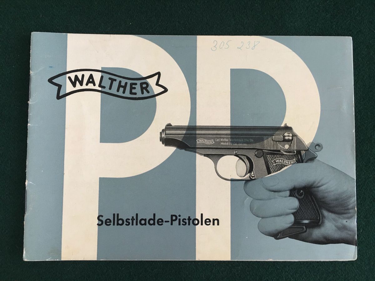 Walther PP / PPK / PP Sport Vintage 1960’s Manual