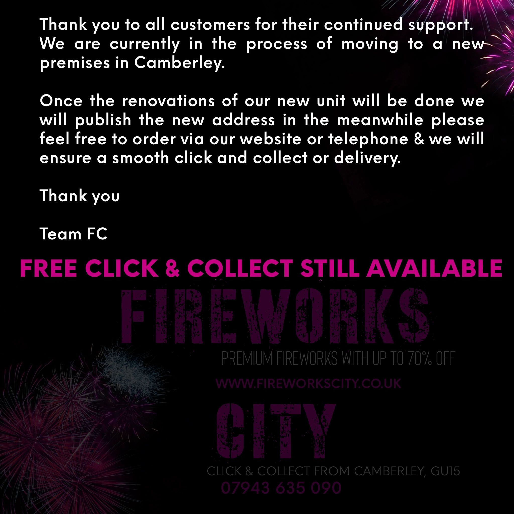 Fireworks City - Buy Fireworks in Camberley, Surrey
