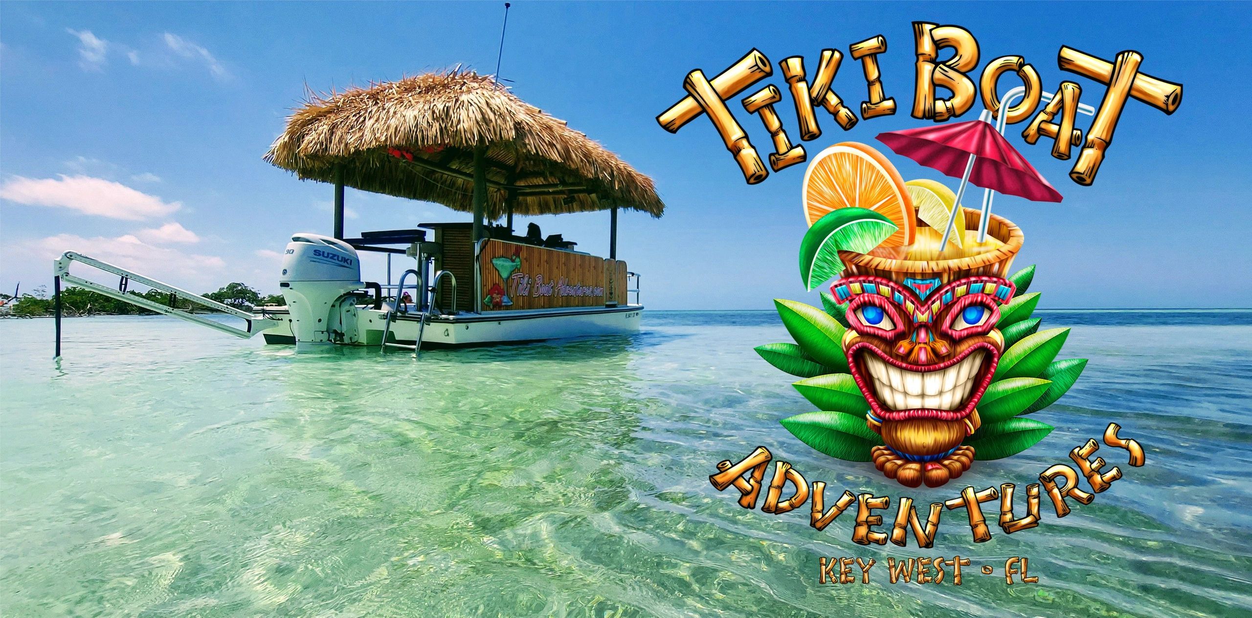 New Tiki Boat Adventures Logo