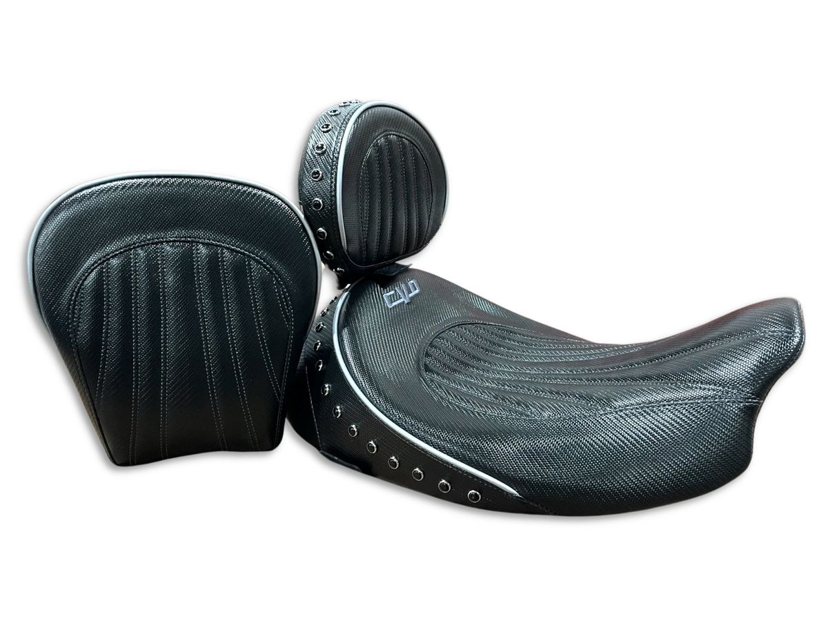 BAGGER/TOURING: SOLO SEATS CVO Premium Design + CVO Embroidery