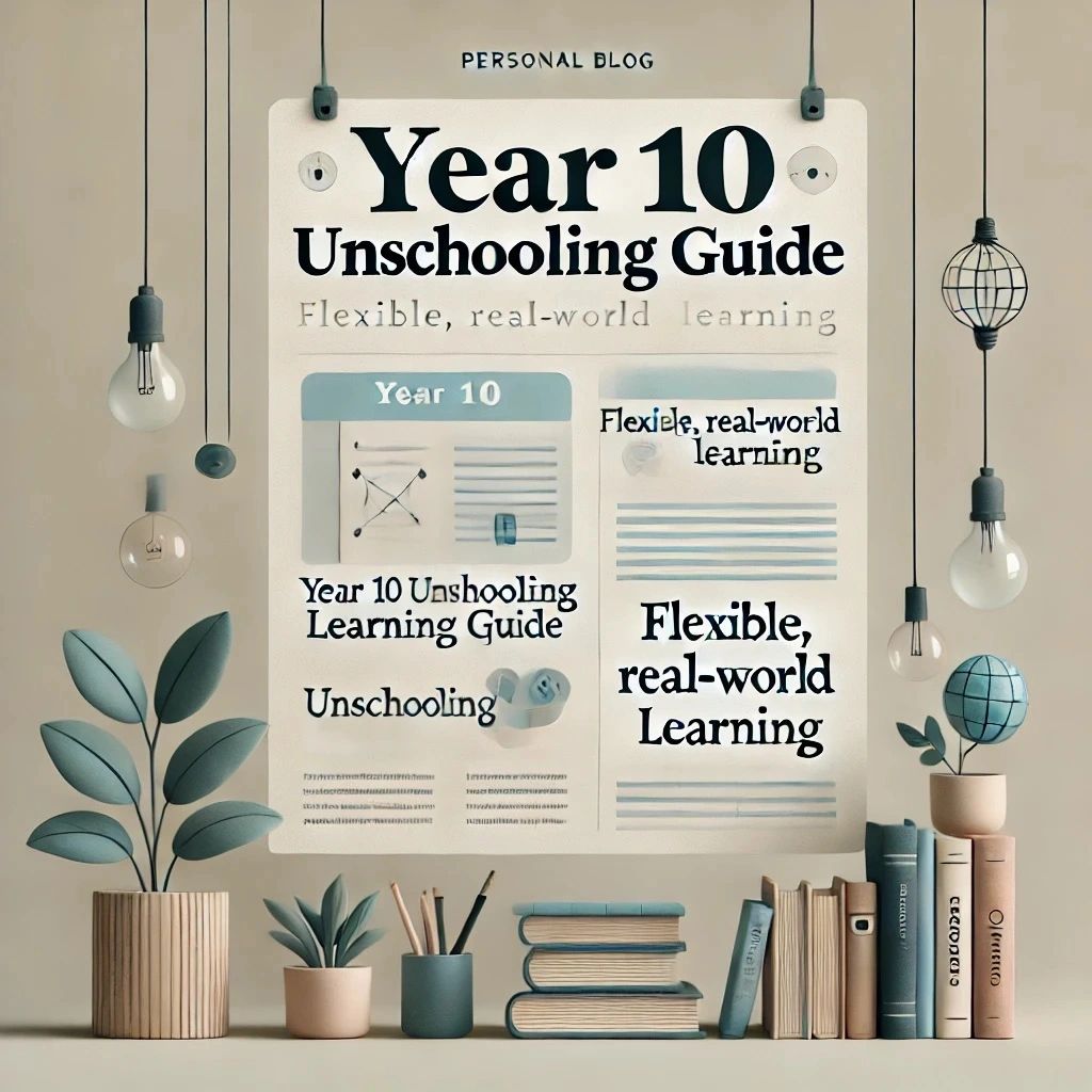Unschoolers: Introducing the Year 10 Unschooling Learning Guide!