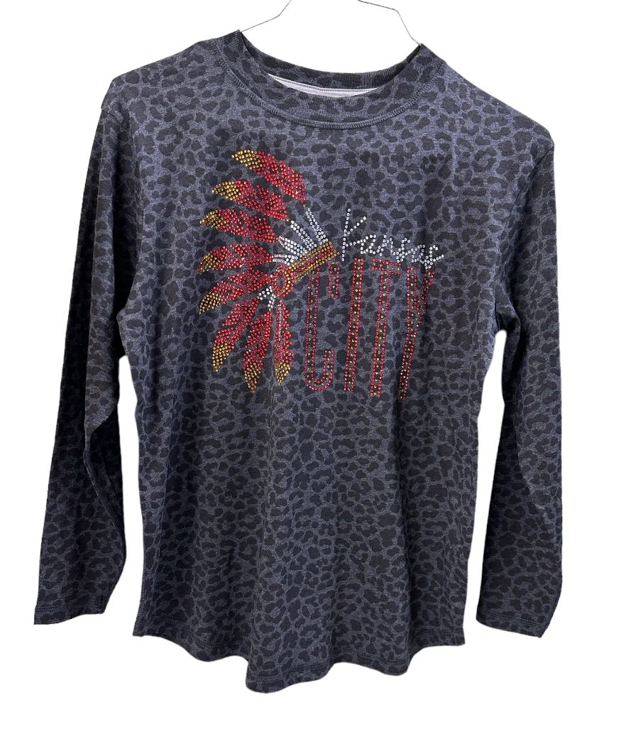 long sleeve leopard print Kansas city Headress