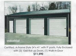 Secure Portable Buildings - R&b Metal Structures, Metal Carports ...