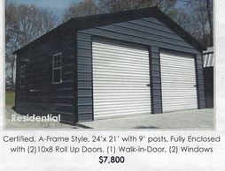 Secure Portable Buildings - R&b Metal Structures, Metal Carports ...
