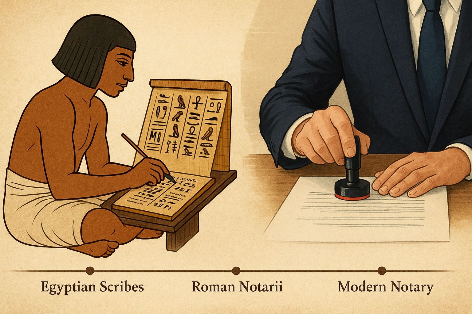 The Earliest Origins of Notaries: Scribes in Ancient Egypt