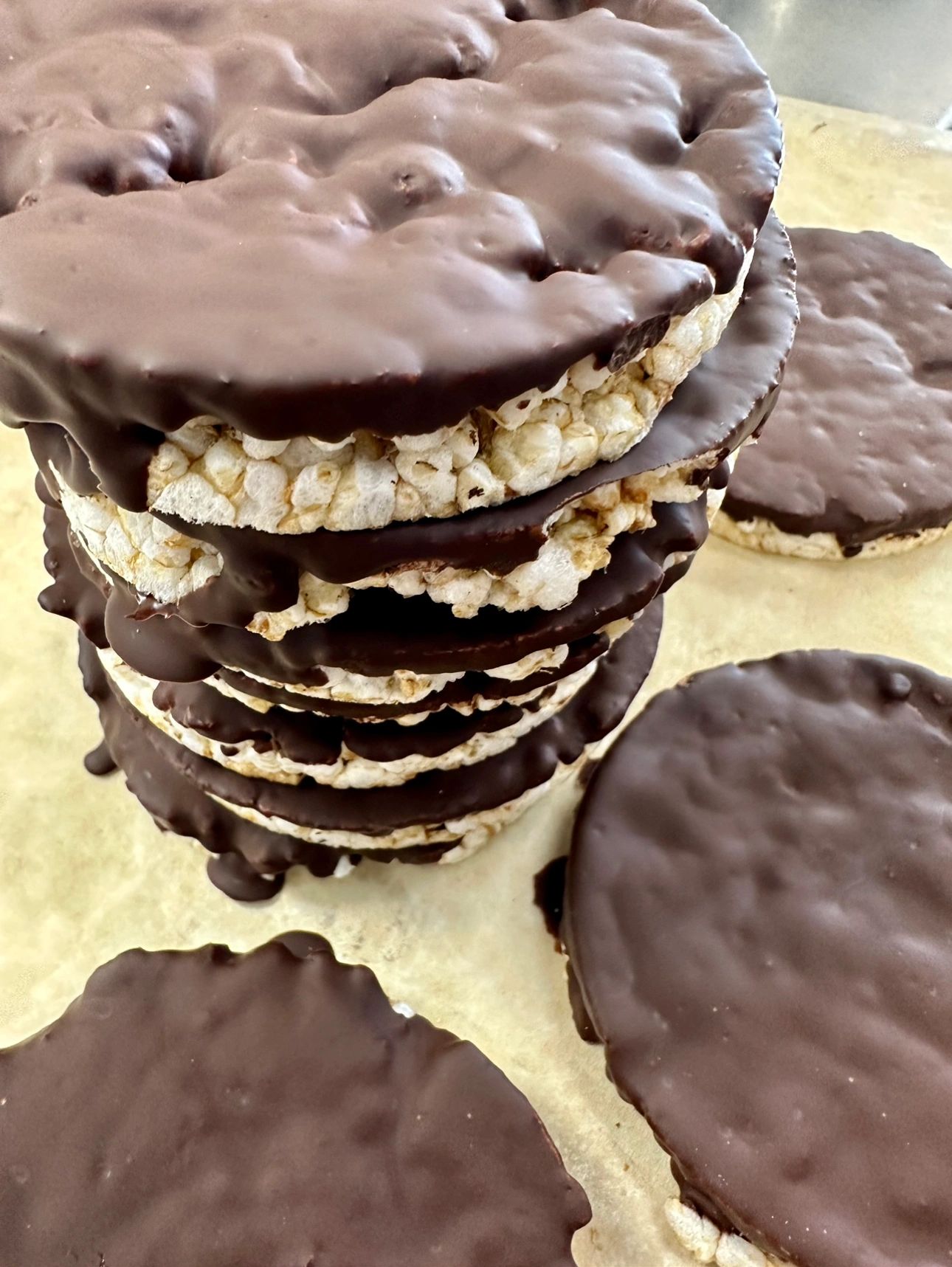 ♥️ Chocolate Covered Rice Cakes