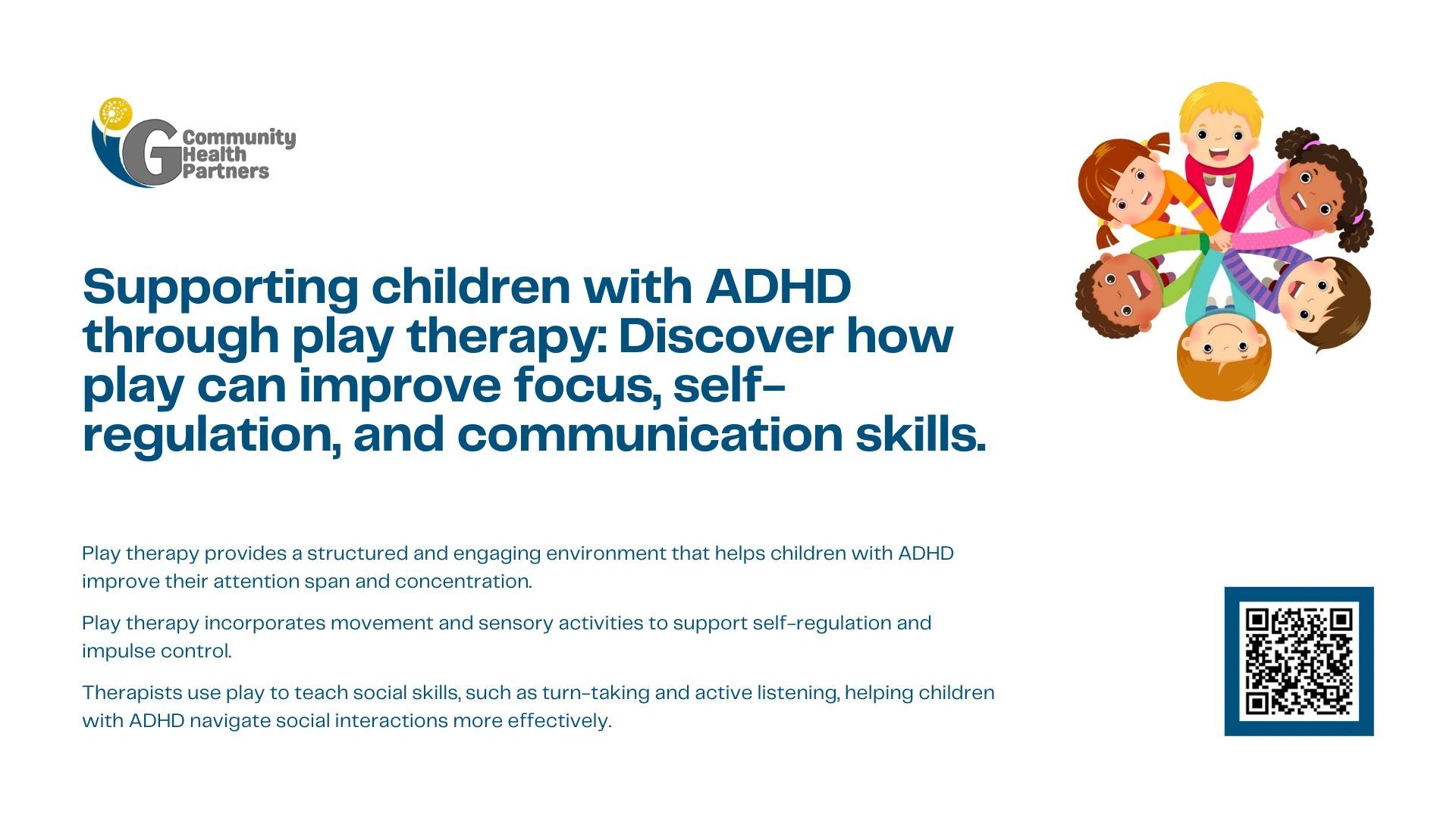 Supporting children with ADHD through Play Therapy
