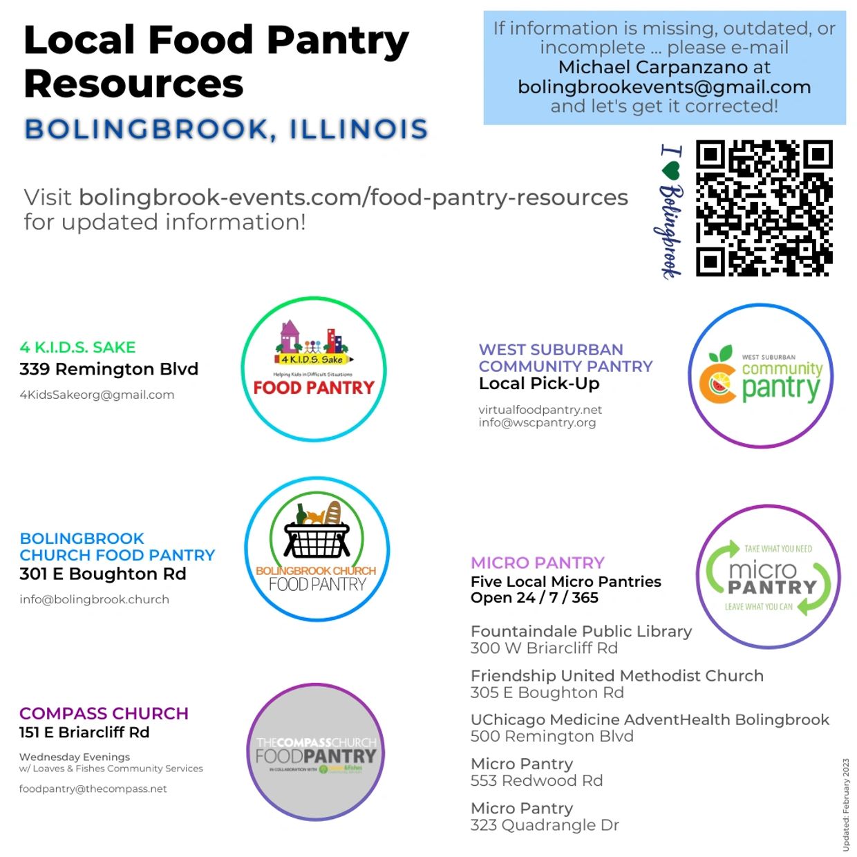 Food Pantry Resources
