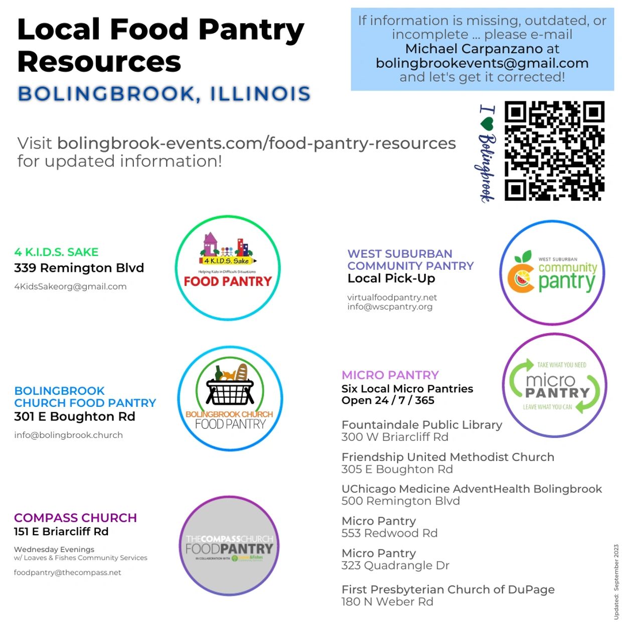Food Pantry Resources