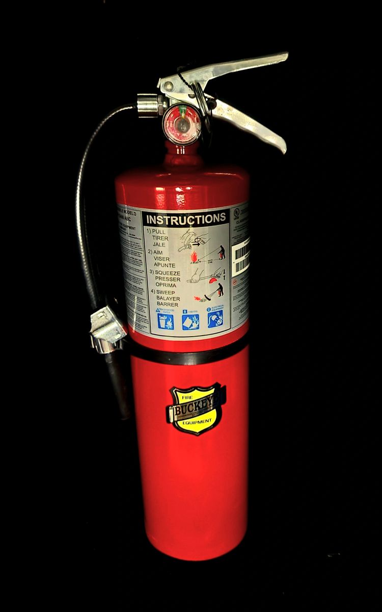 5 Lbs ABC Fire Extinguisher (Buckeye) Wall Mount