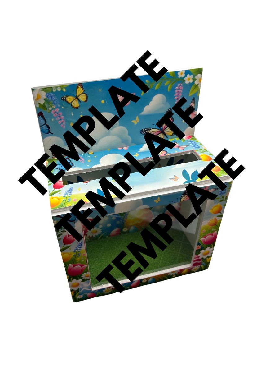 Gift Box/Card Box Digital Template – Canva Editable Download