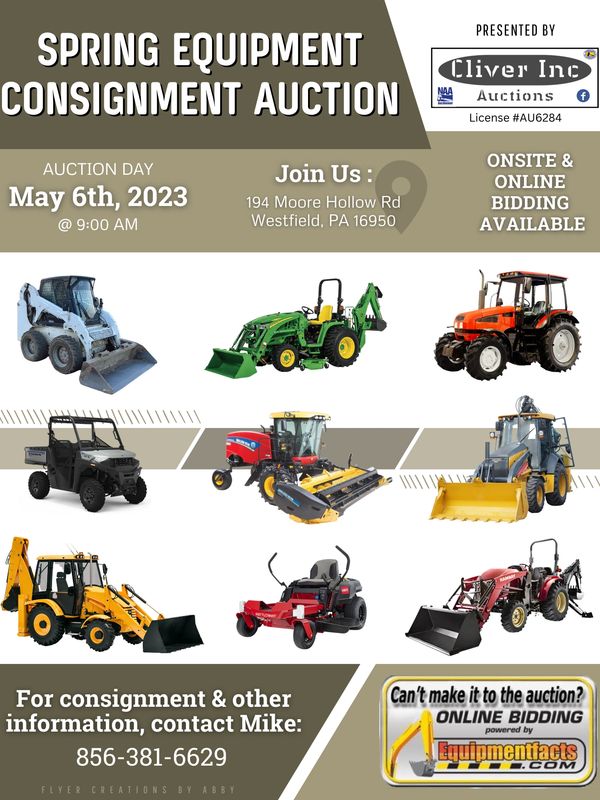 Cliver Inc Auctions - Equipment, Auctions Near Me, Auction, Equipment
