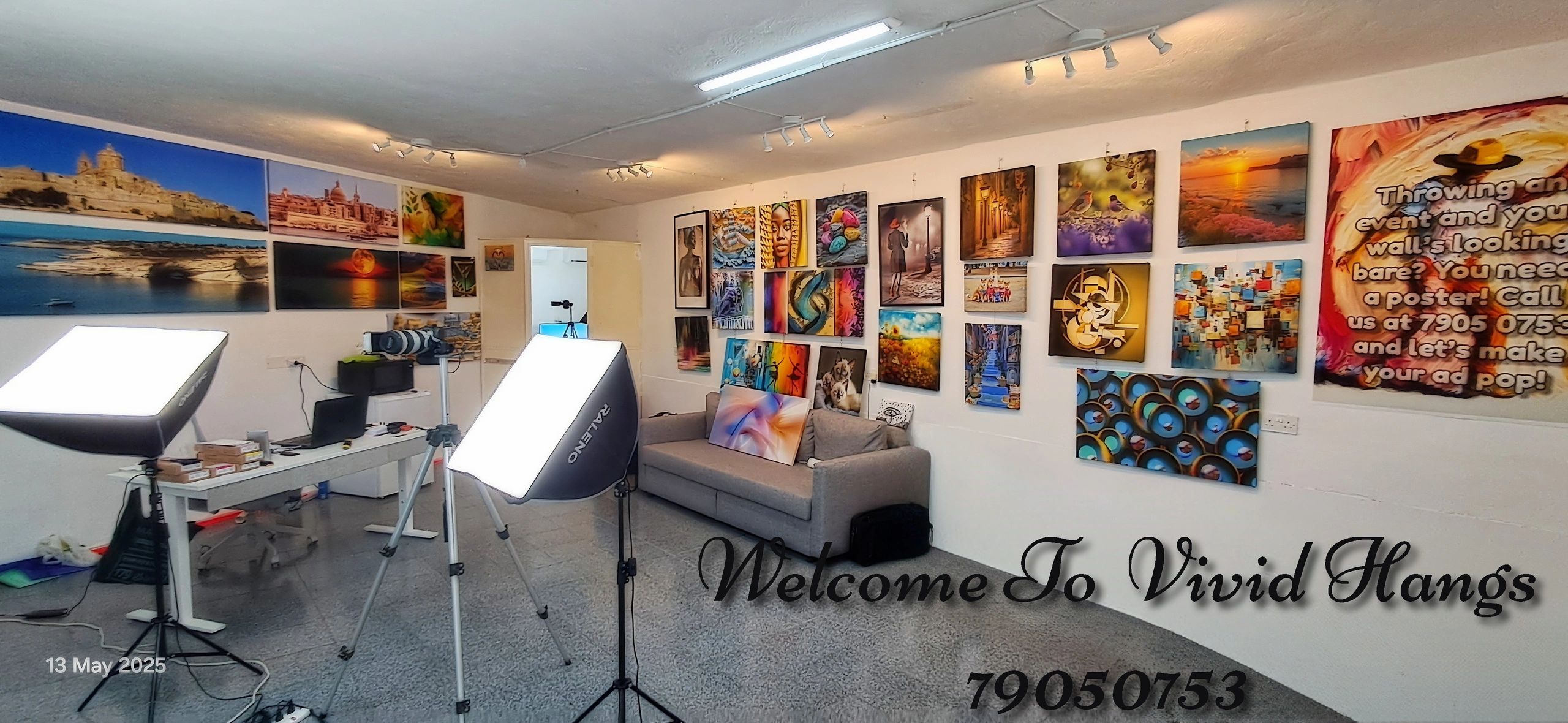 Large Poster Printing | Vivid Hangs Studio