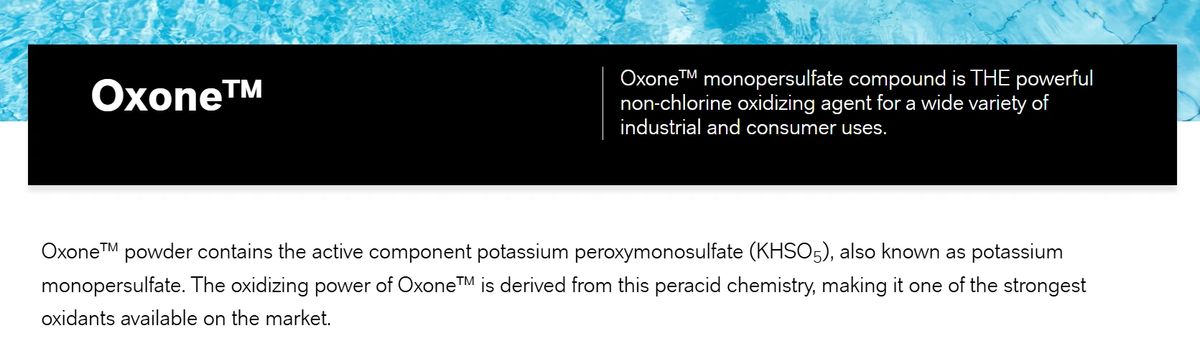 Oxone (Monopersulfate)