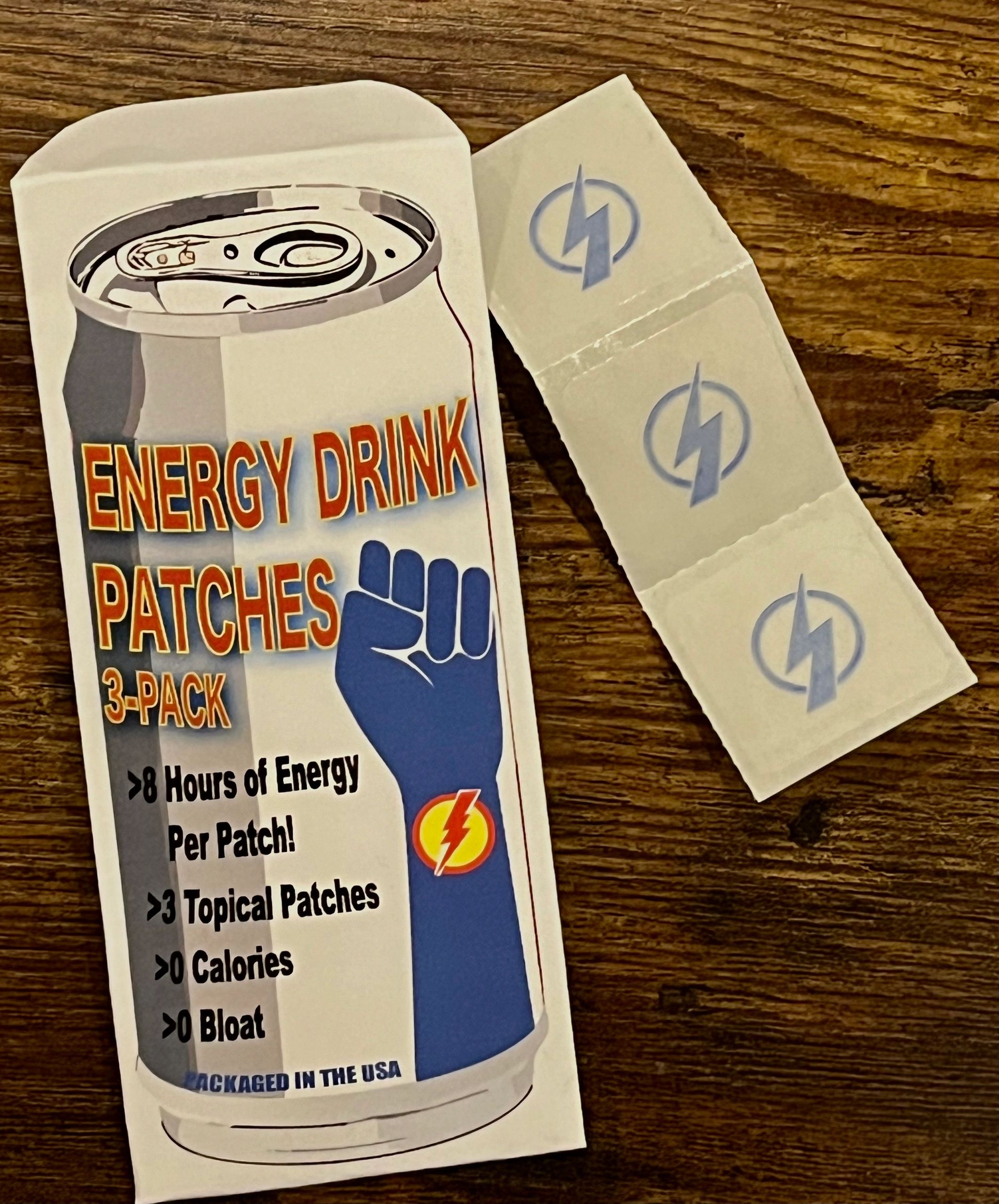 Experience Natural Sustained Energy with Energy Drink Patches