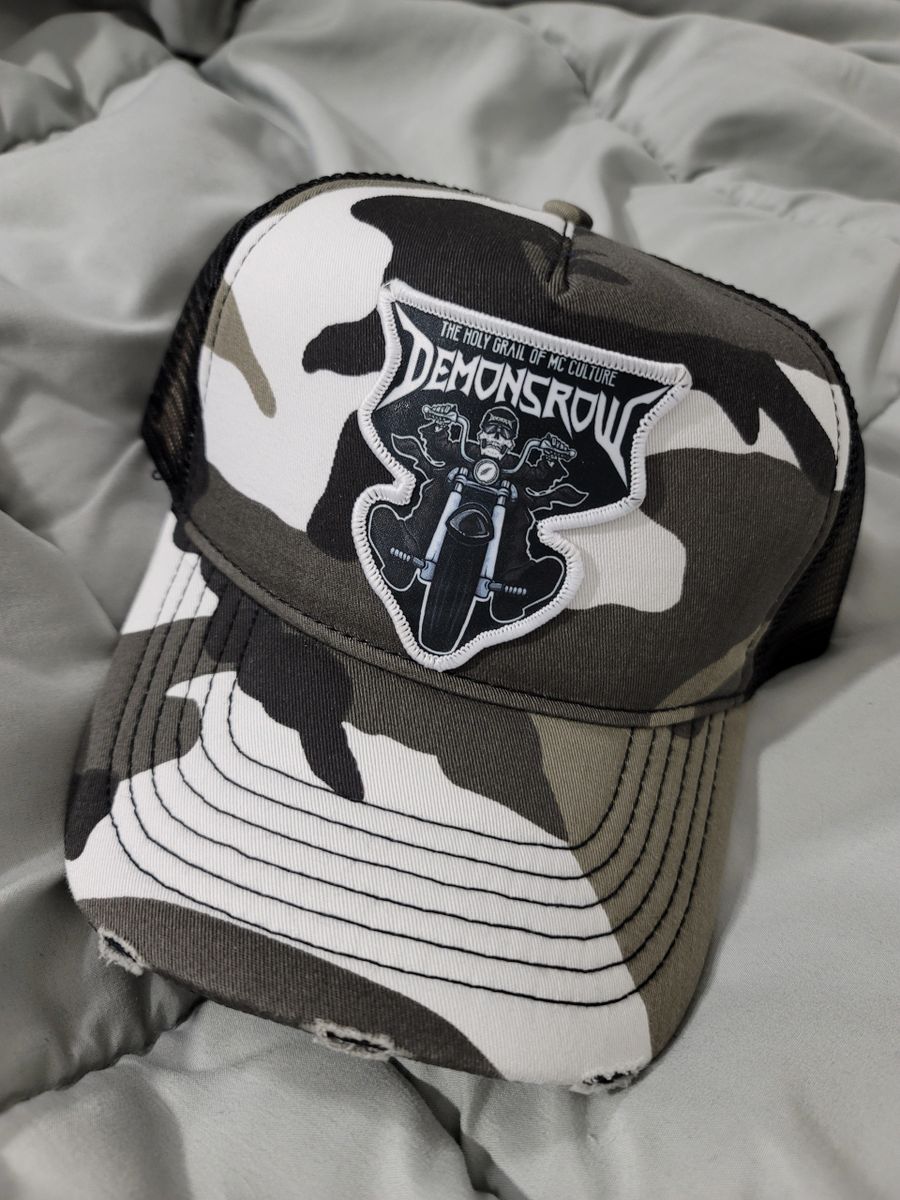 Demons Row Camo Snapback hat