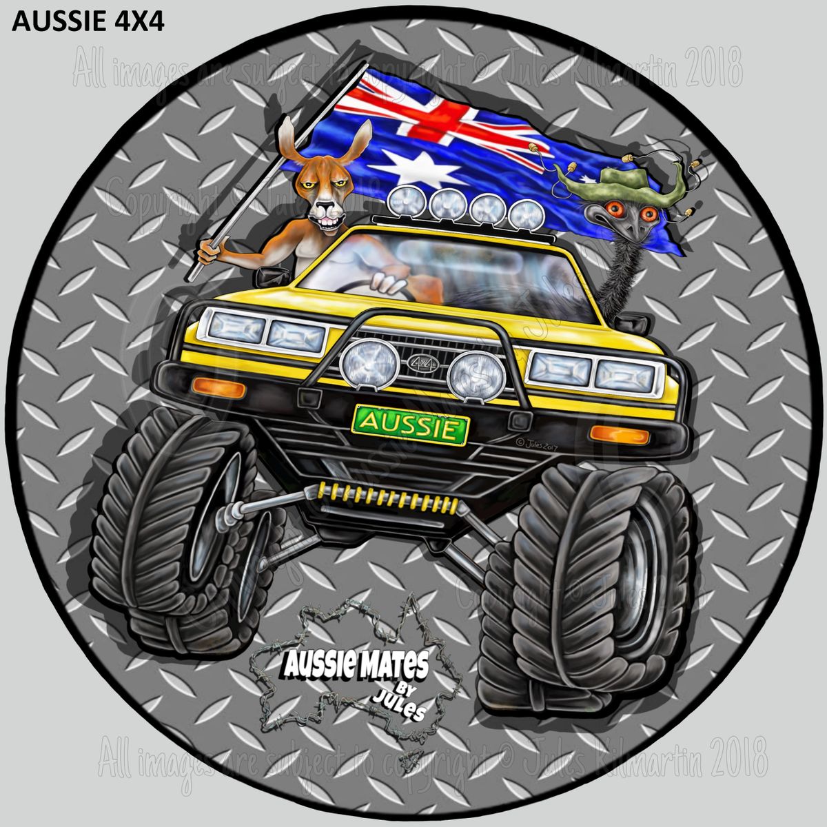 AUSSIE MATES - Stickers