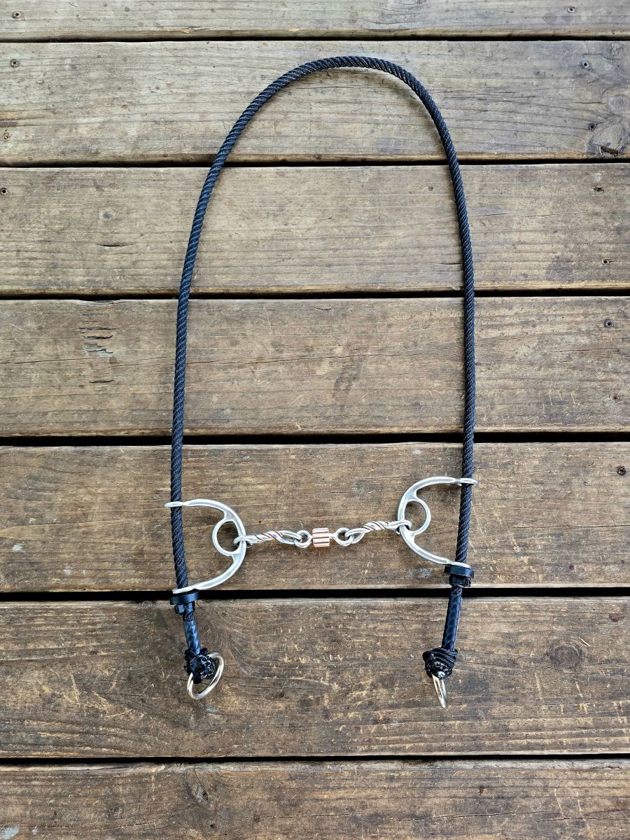 Rope draw Half ring bit