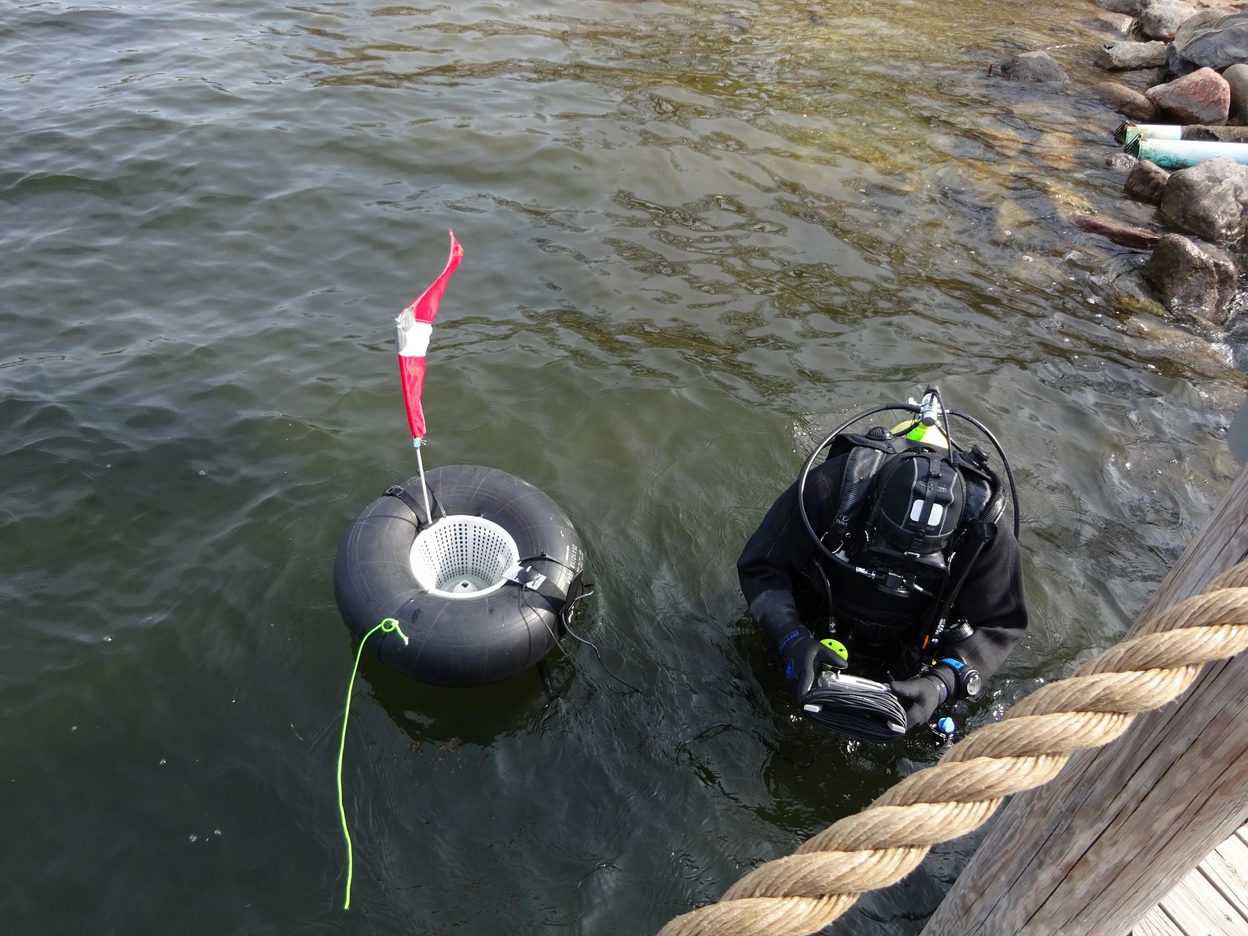 Using NavDive for underwater surveys