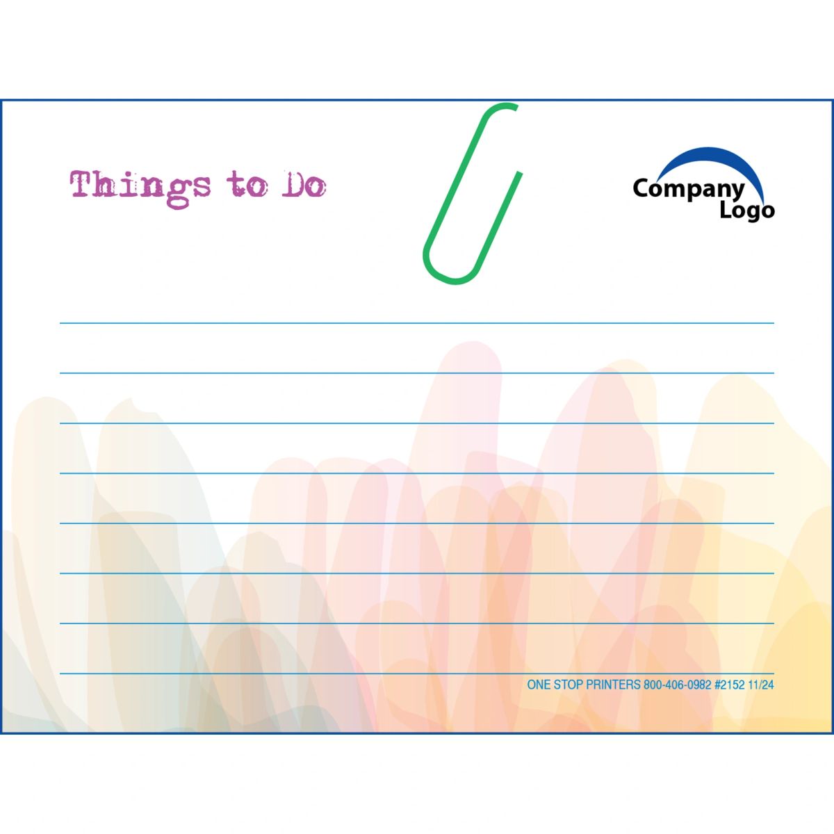 Things to Do Notepad #2152