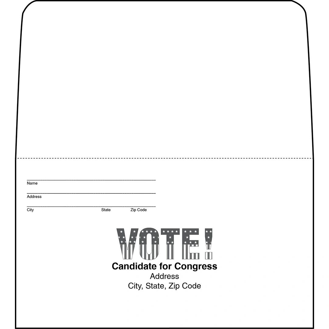 Political Federal Campaign Donation Envelope #2081