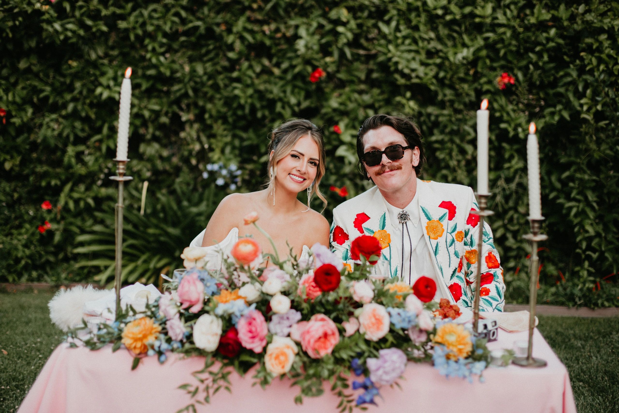 Jasmine + Justin's Whimsical Garden Wedding at the Madonna Inn