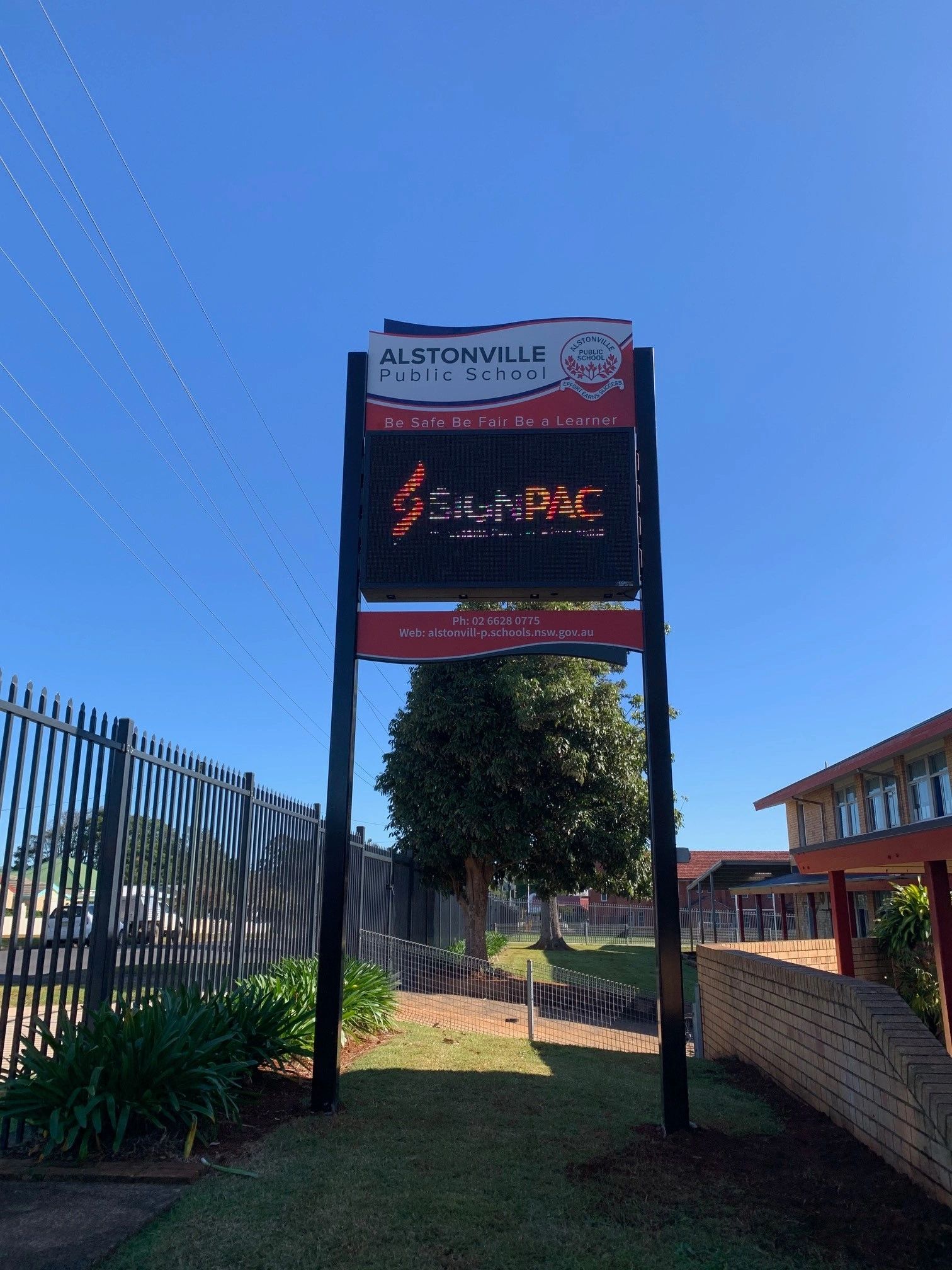 Alstonville Public School Sign