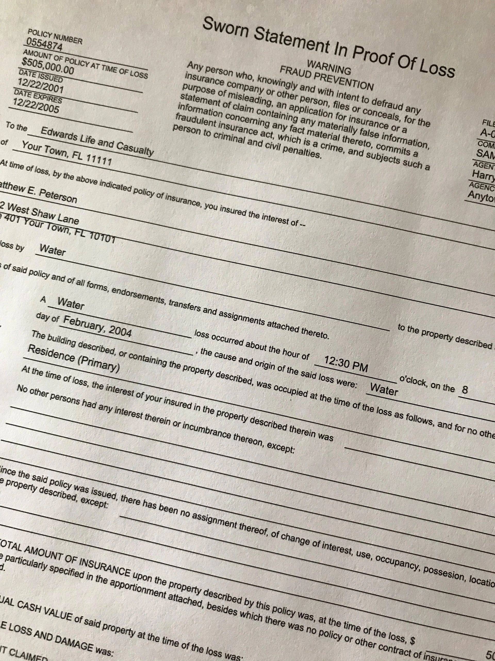 How Do I File A Claim With My Insurance Company?