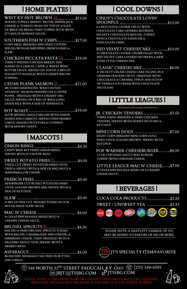 JT's Sports Bar and Grill