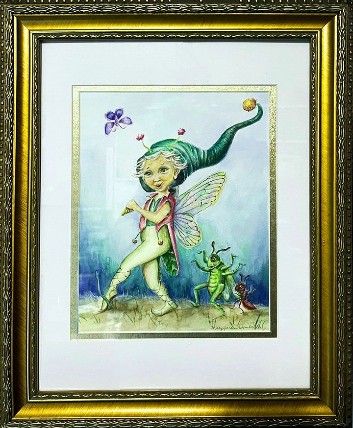 "Pan Pixie" Watercolor