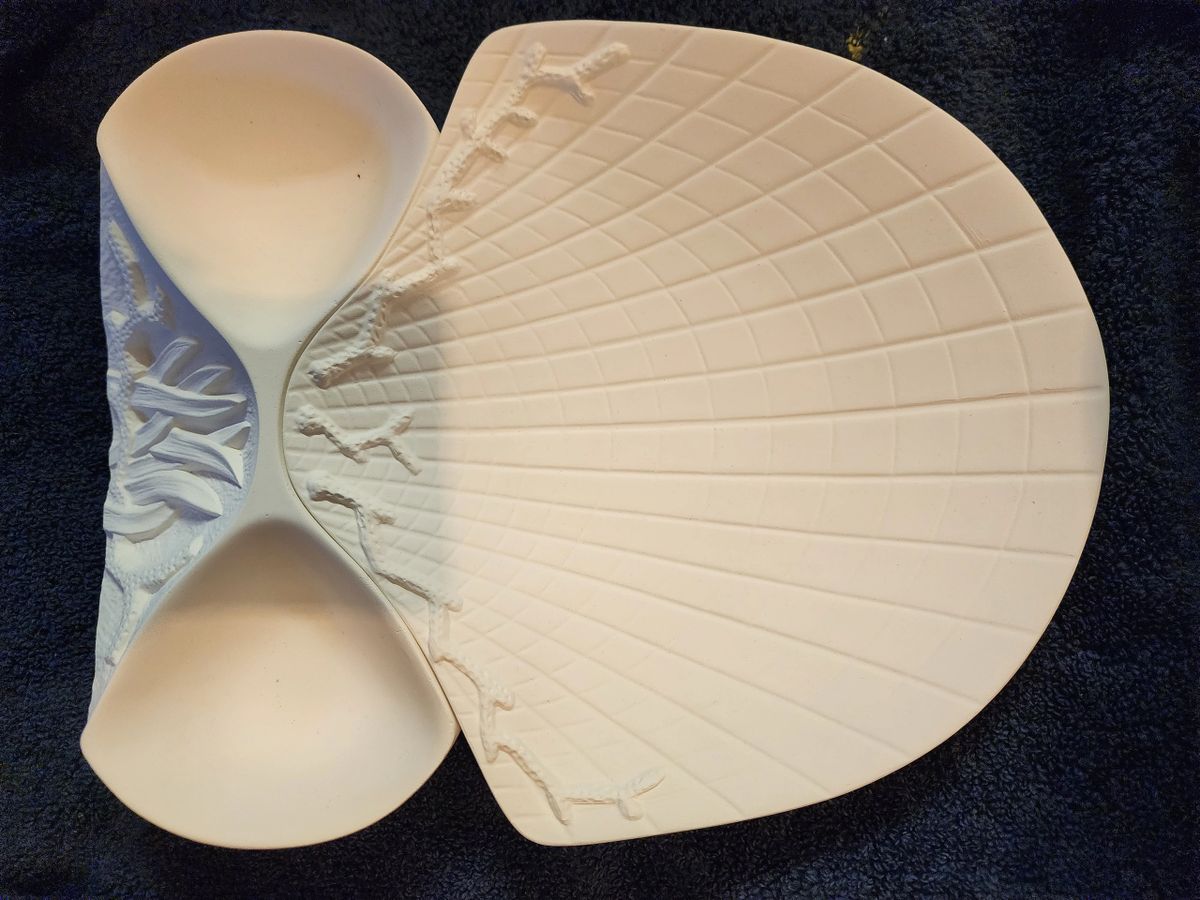 McNees 953 A & B Shell Chip Dip Set - Choice of 1 or 2 Shell Dishes ...