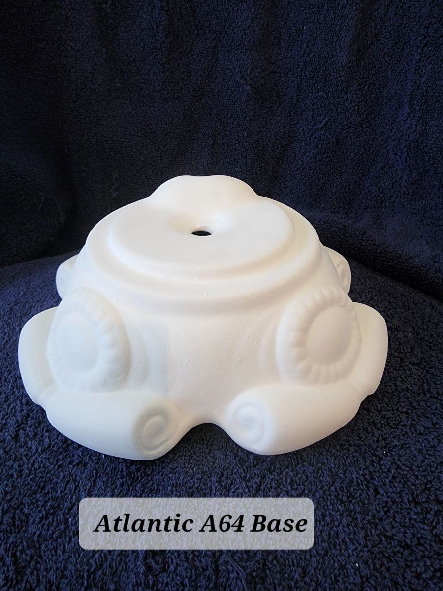 Atlantic A64 Ceramic Christmas Tree Base - Bisque (Ready to Paint)