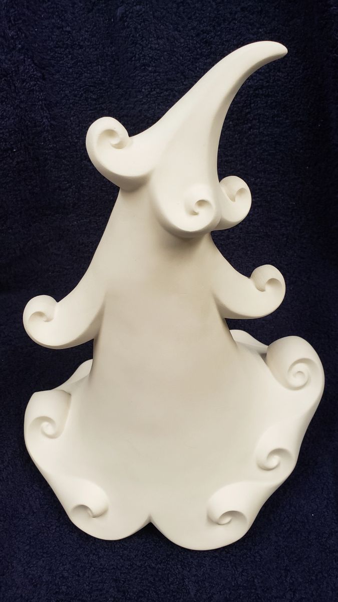 Mayco CD1462 Ceramic Jolly Christmas Tree - Bisque (Ready to Paint)