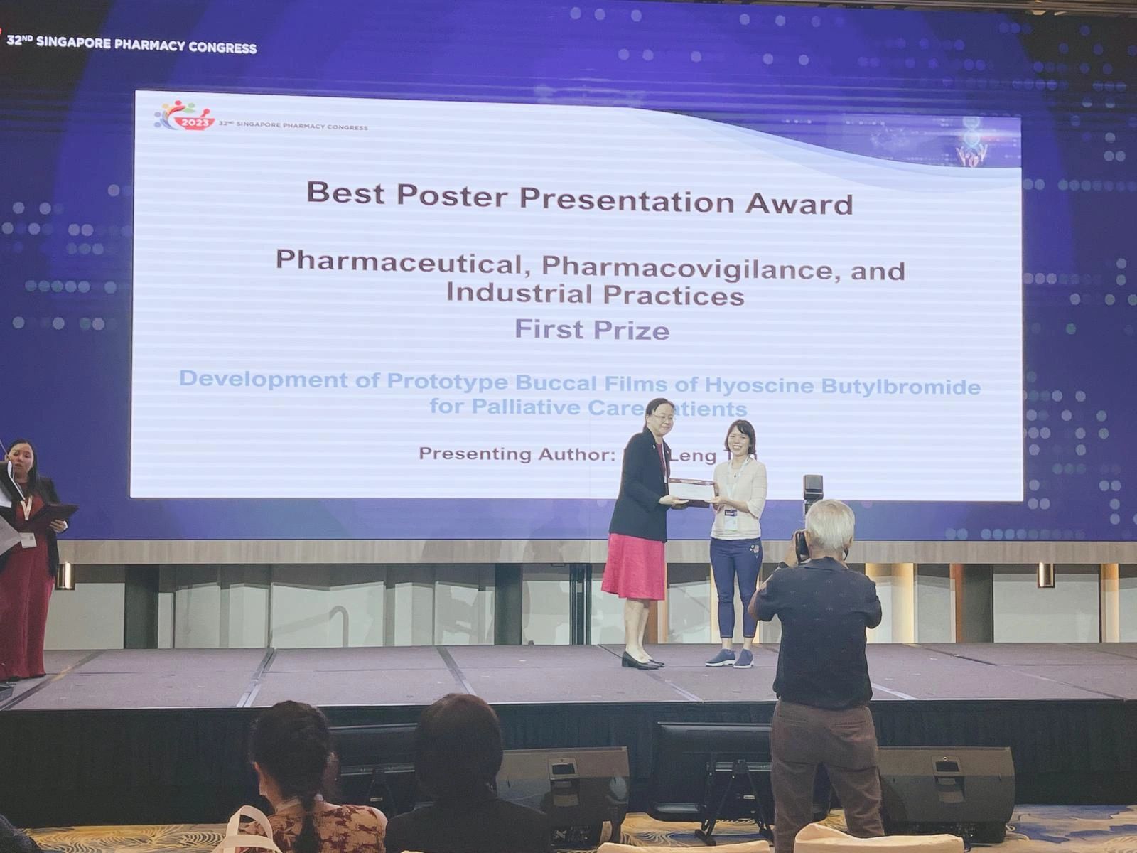 First Prize Winner at SPC 2023 Poster Presentation Competition