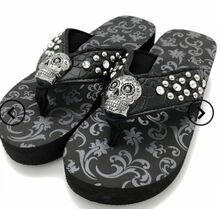 Skull Flip Flops Footwear