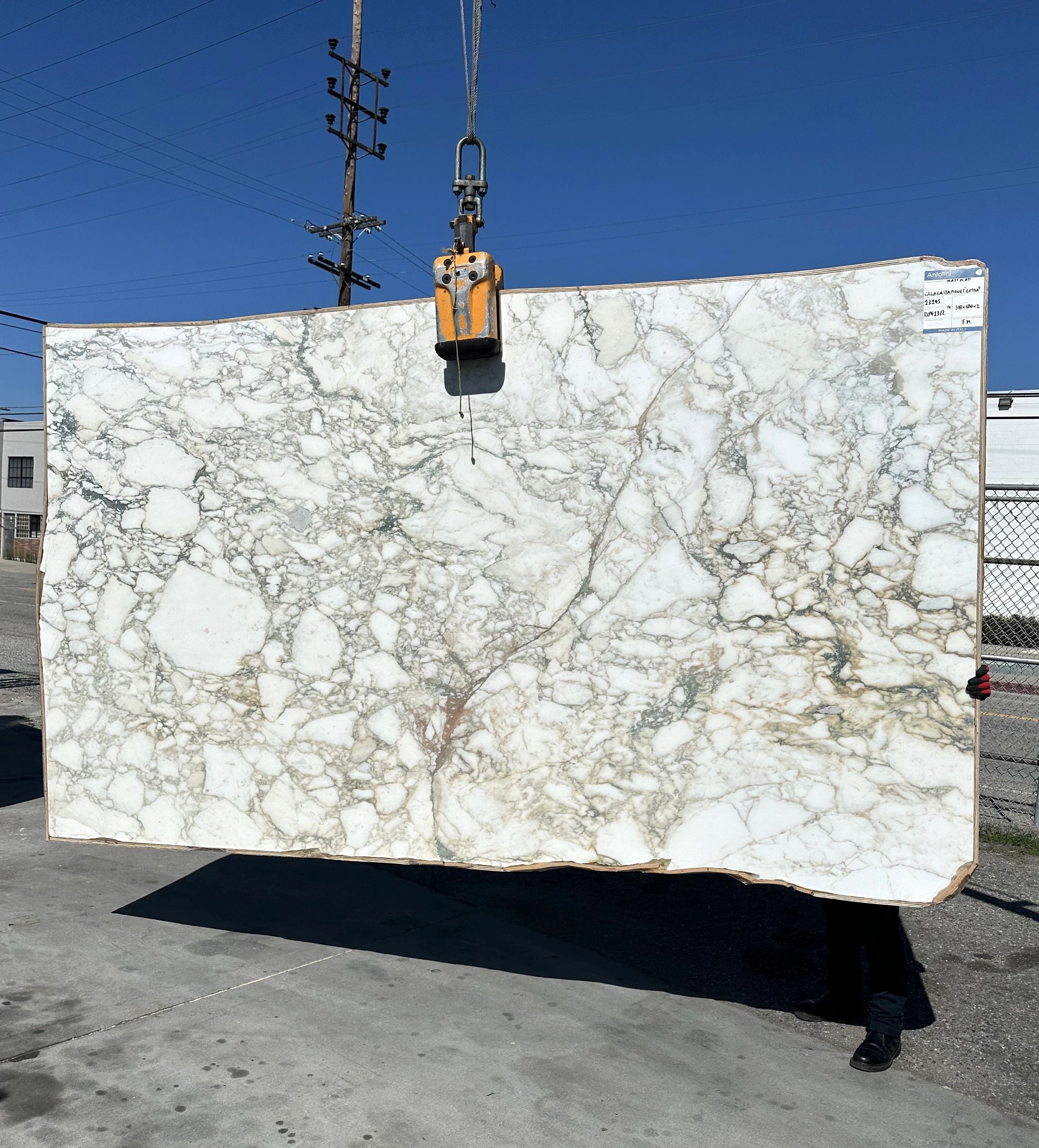 Calacatta Viola Monet Marble Slabs from Antolini Italy