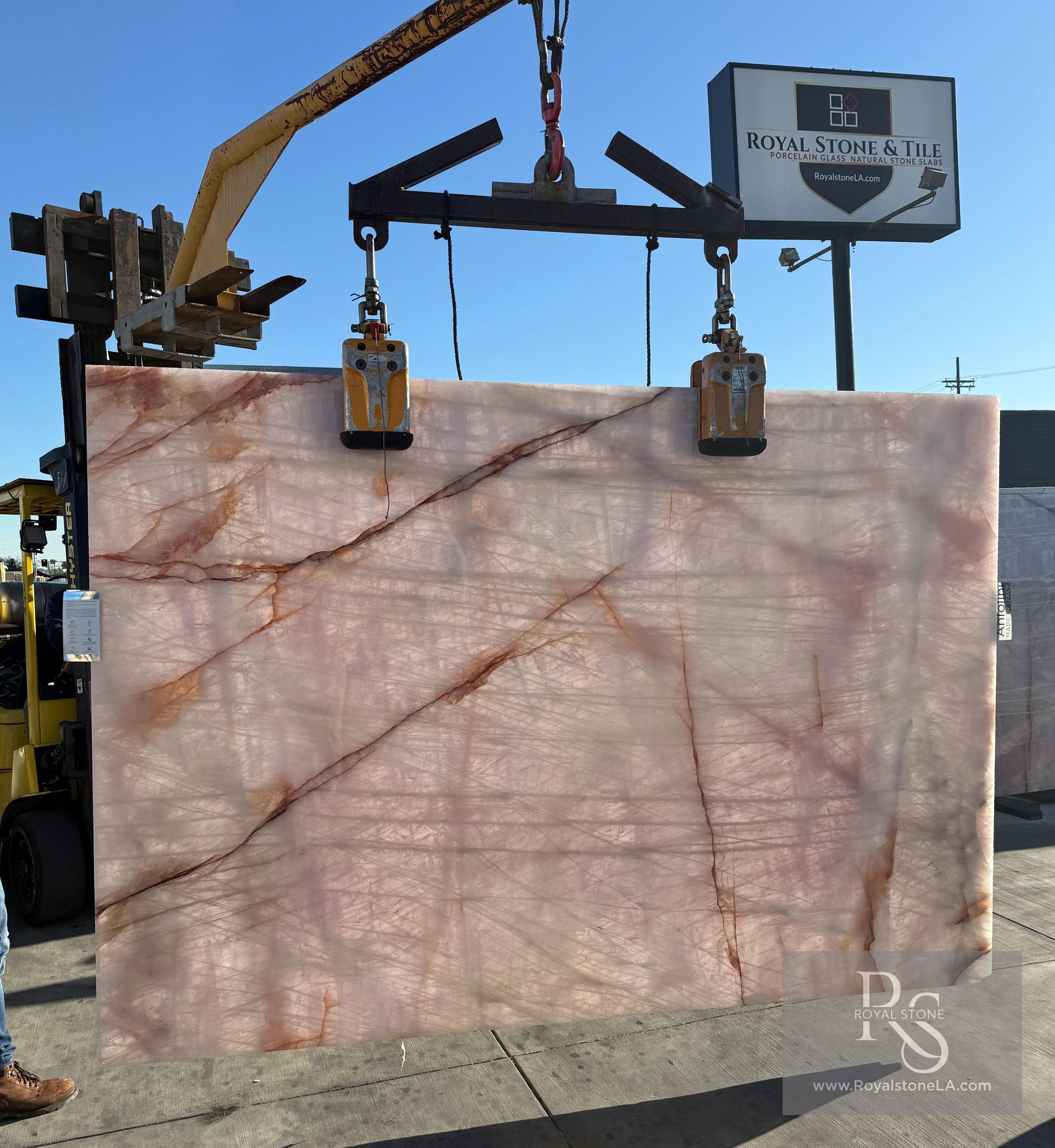2cm Antolini Cristallo Rosa Wow WTF Pink Crystal Translucent Slab