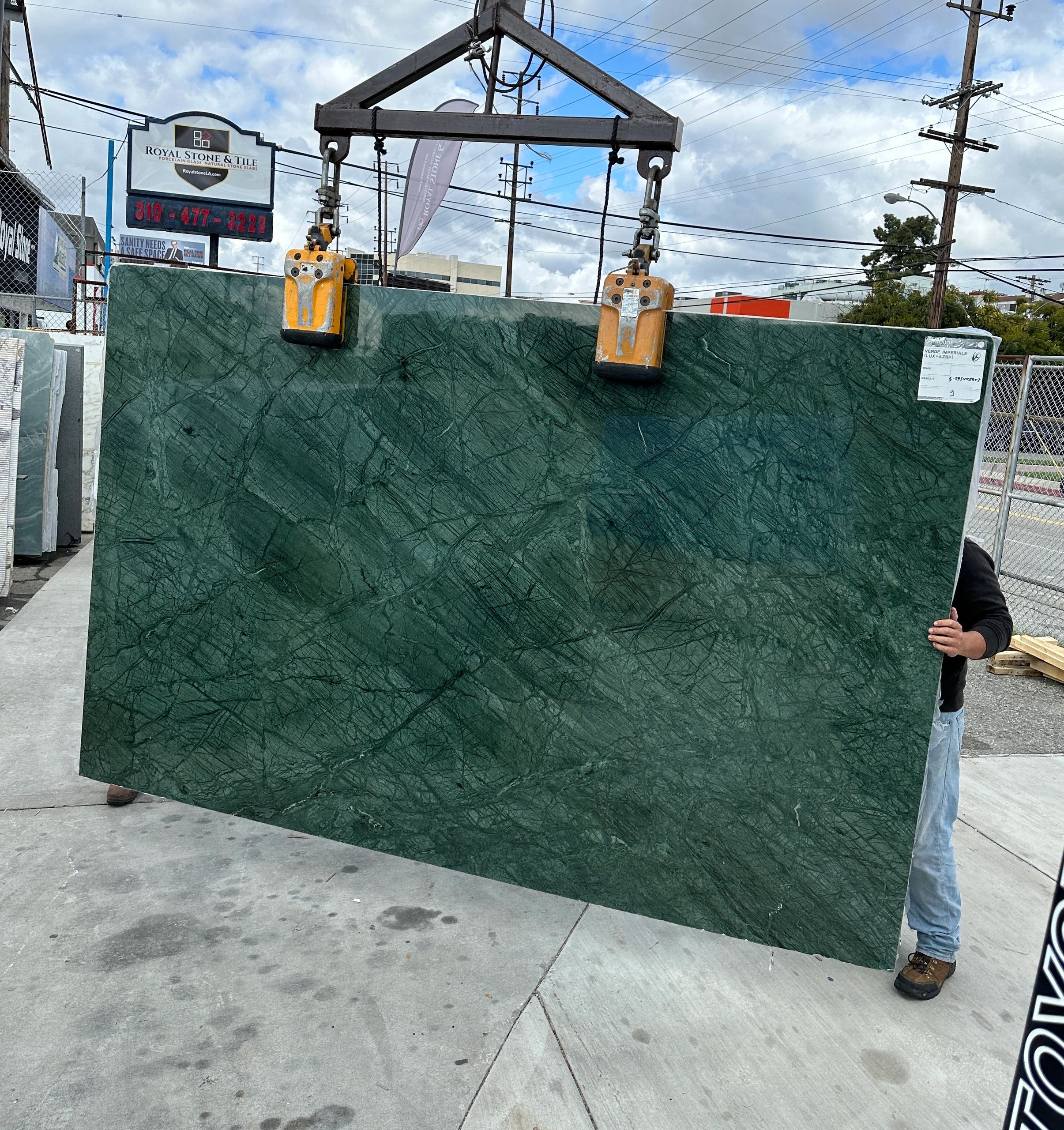 Antolini Verde Imperiale Green Marble Slab Polished 73x118