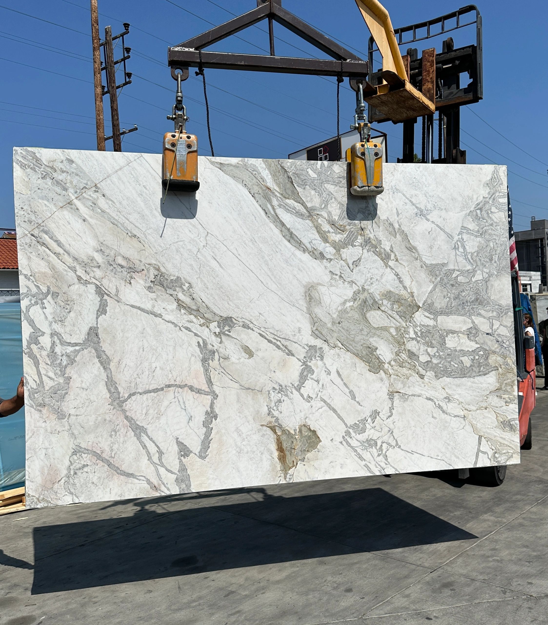Antolini Calacatta Raffaello Marble Slab Polished 77x122