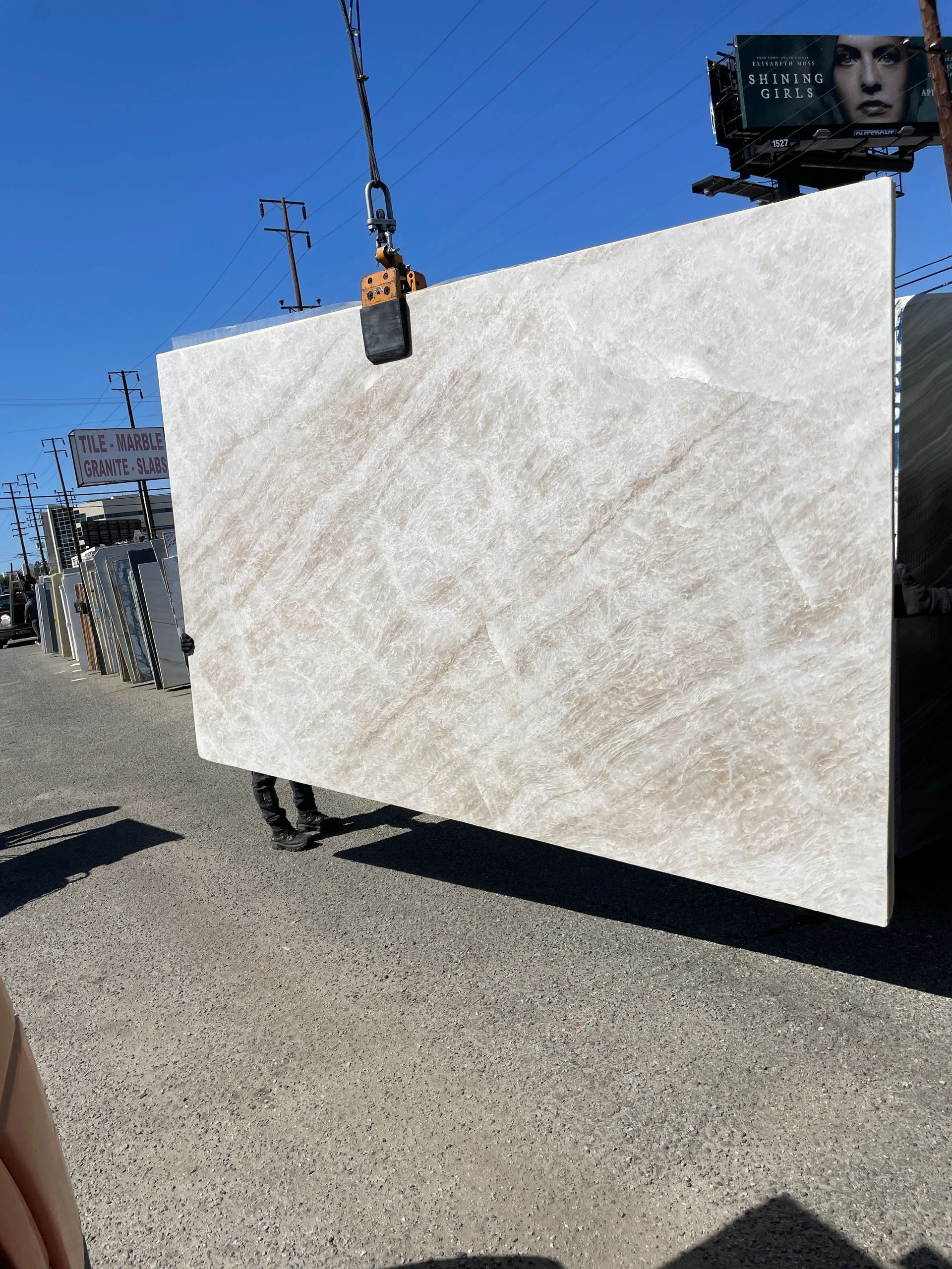 Leather Finish Quartzite slabs - Niaca Premium Taj Mahal Slabs