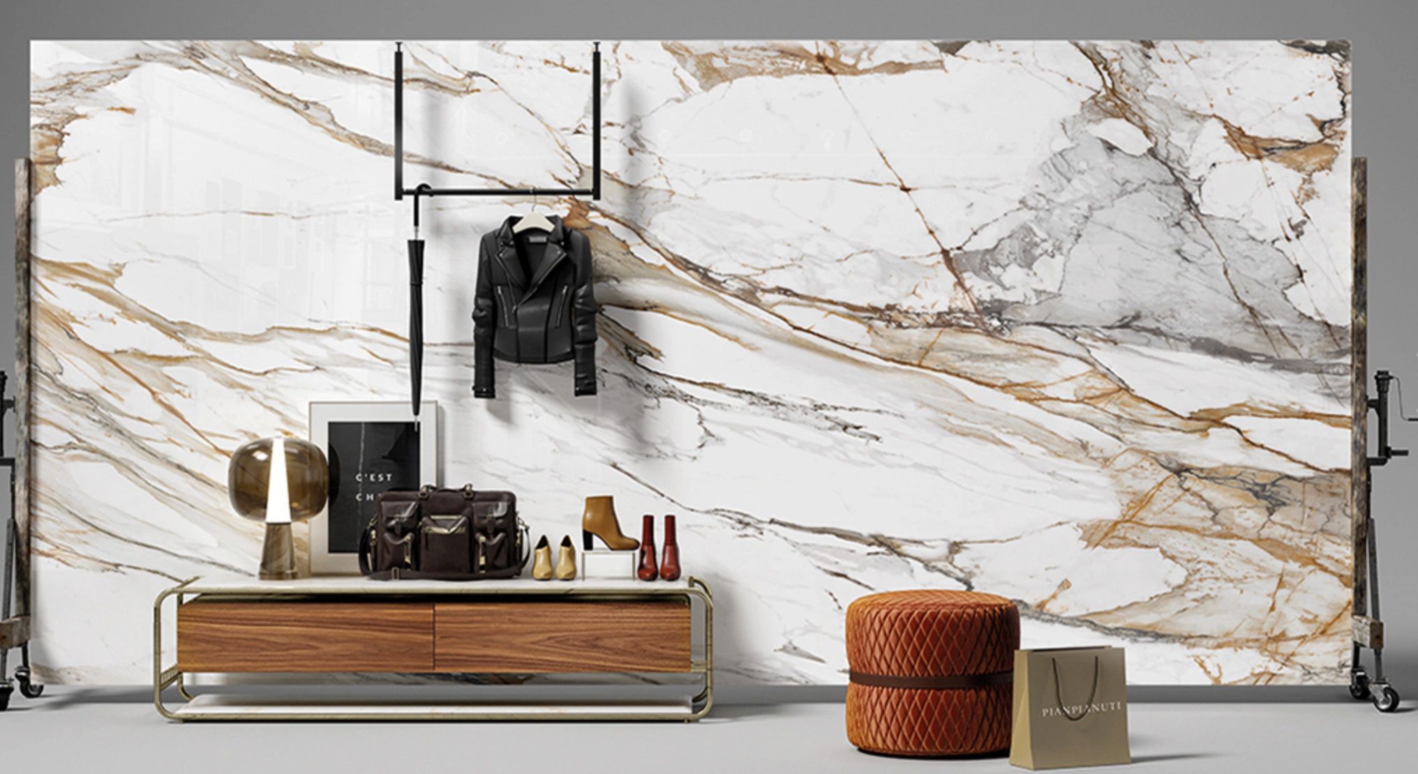 Calacatta Gold Extreme Porcelain Slabs at Royal Slab Yard