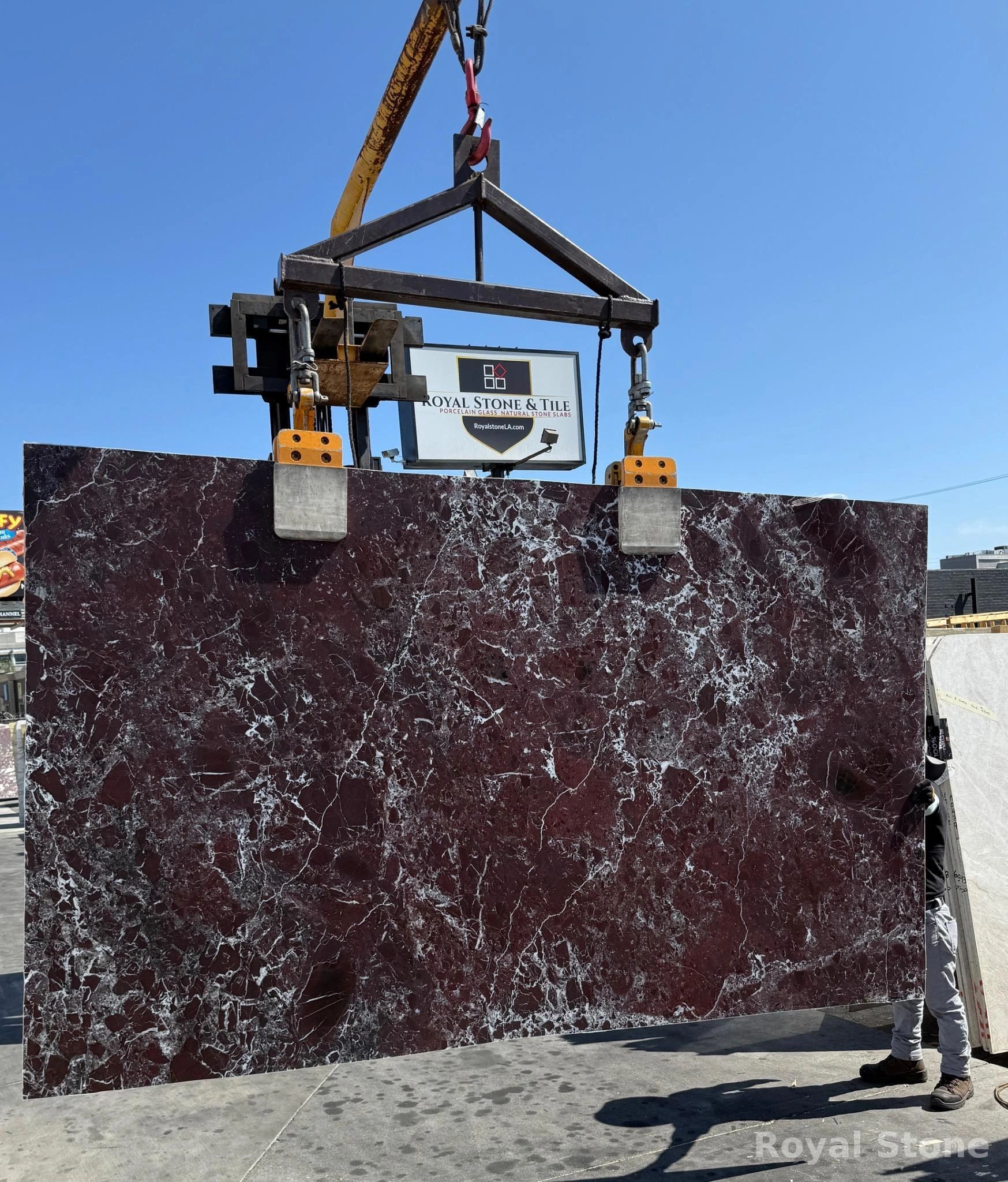 Majesty of Red Marble, Rosso Levanto imported from Italy