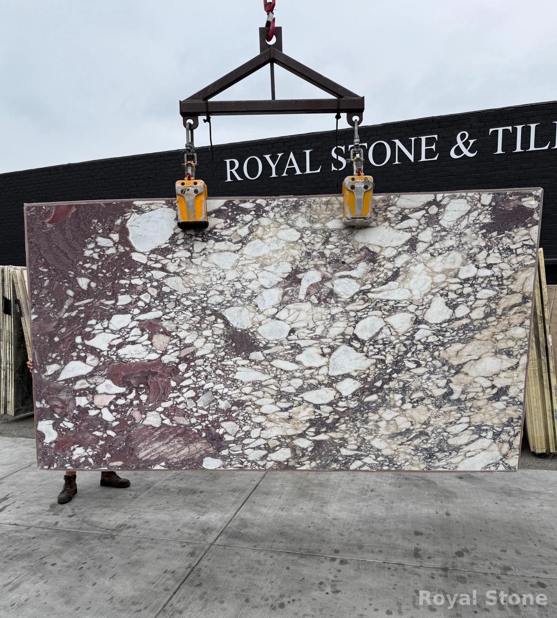 When Nature Paints in Burgundy - Royal Stone imports Viola Marble