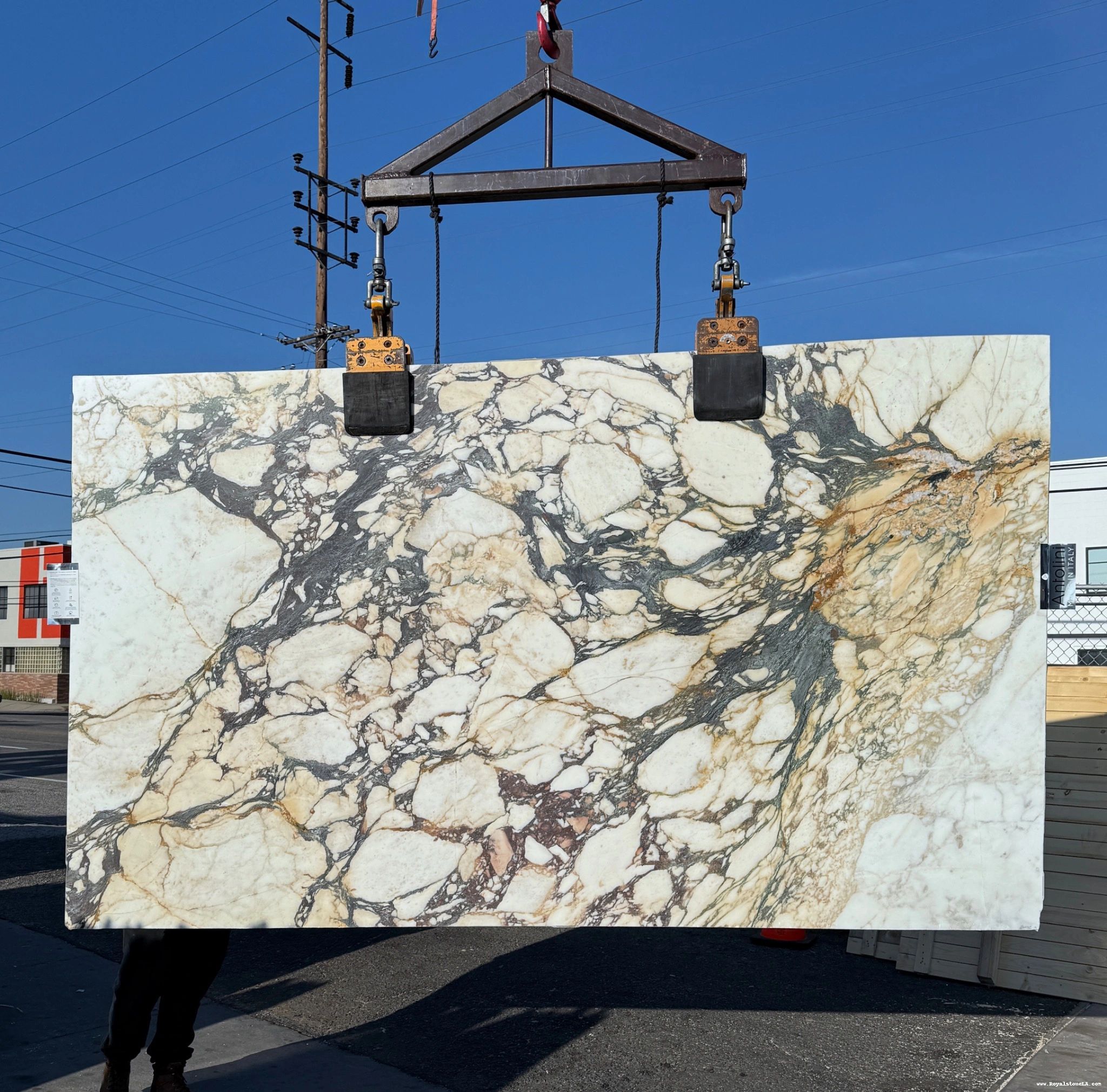 2cm Antolini Calacatta Viola Wow Honed Finish Natural Marble Slab