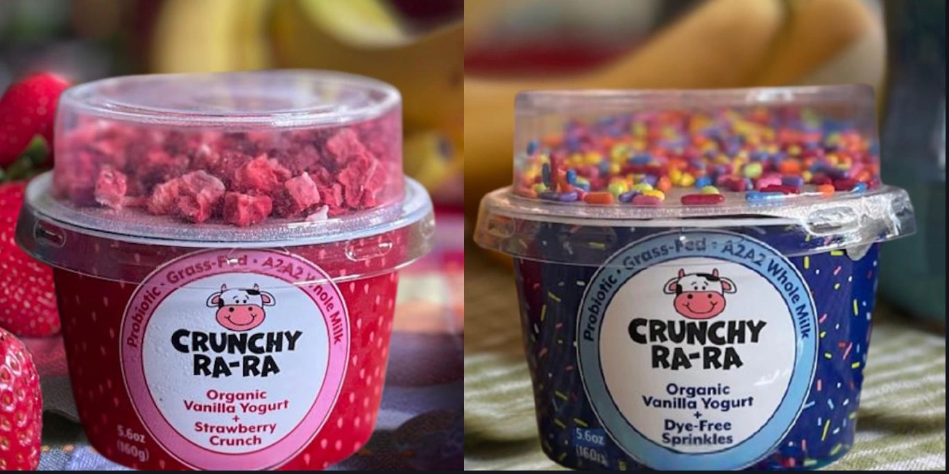 Organic Yogurt With Healthy Fun Toppings - CRUNCHY RA-RA
