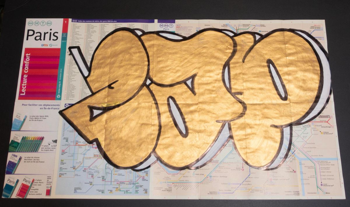 CAP "PARIS GOLD FILL-IN MAP"