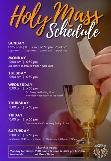 Mass, Baptism, Confirmation, First Holy Communion, Simbang Gabi, Holy ...